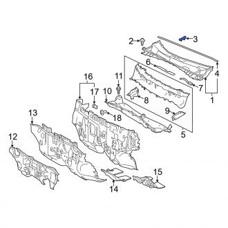 Toyota Highlander Hood Weatherstripping Seals — CARiD.com