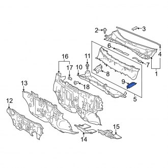 Toyota Highlander Cowl Panels & Parts - Vent Grills | CARiD