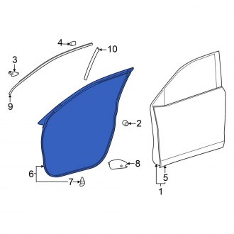Toyota Highlander Door Seals & Weatherstripping | CARiD
