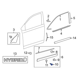 Toyota Corolla Cross Door Hardware & Miscellaneous Parts — CARiD.com