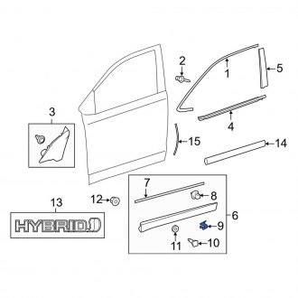 Toyota Highlander OEM Doors & Parts - Shells, Panels, Armrests | CARiD