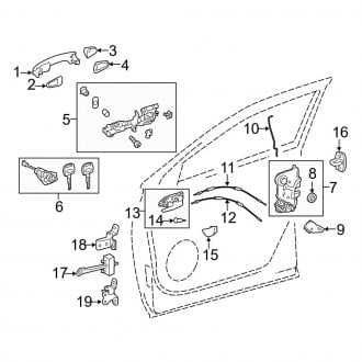 2018 Toyota Highlander Replacement Doors & Components | CARiD