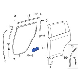 Toyota Highlander OEM Doors & Parts | Shells, Panels, Armrests — CARiD.com