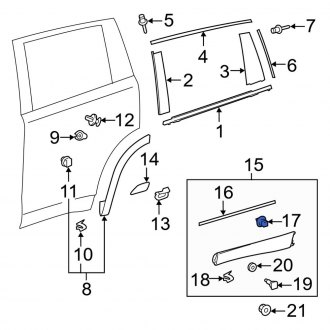 Toyota Highlander OEM Doors & Parts | Shells, Panels, Armrests — CARiD.com