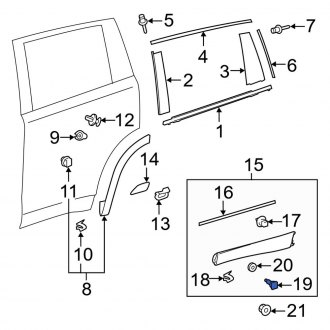 Toyota Corolla Cross OEM Doors & Parts | Shells, Panels, Armrests ...