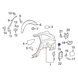 Toyota Highlander OEM Fuel System Parts - Pumps, Lines | CARiD