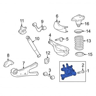 Toyota Highlander Steering Knuckles, Spindles & Components — CARiD.com