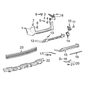 Toyota Corolla Cross Bumper Brackets & Hardware | Front, Rear — CARiD.com