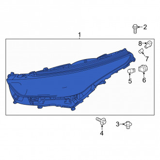 Toyota Highlander OEM Headlights - Factory Headlights | CARiD