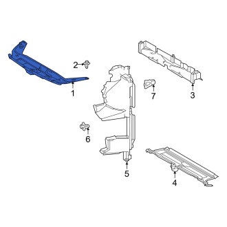 Toyota Highlander Radiator Support Covers | CARiD