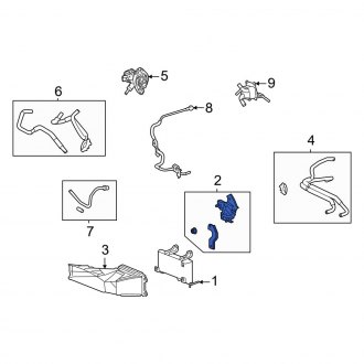 2020 Toyota Highlander OEM Transmission Parts - Coolers | CARiD