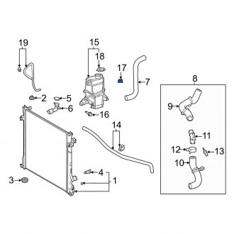 Toyota Highlander Coolant Overflow Tanks — CARiD.com