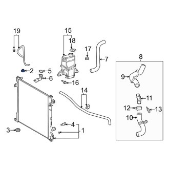 Toyota Avalon OEM Engine Cooling Parts | Radiators, Fans — CARiD.com