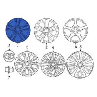 Toyota Highlander Factory Steel Wheels — CARiD.com