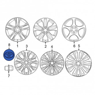 Toyota Corolla Cross OEM Wheels & Tires | Lug Nuts, TPMS Sensors ...