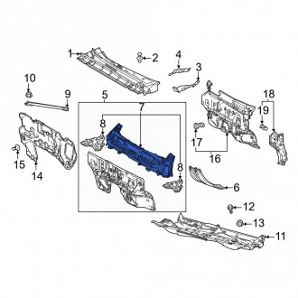 Toyota Highlander Cowl Panels & Parts | Vent Grills — CARiD.com