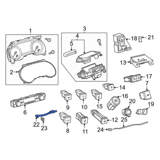 Toyota Grand Highlander A/C Relays, Sensors & Switches — CARiD.com