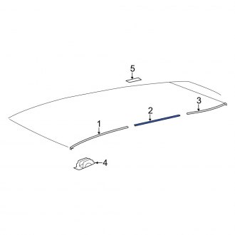 Toyota Highlander OEM Roofs & Parts | Panels, Drip Rails — CARiD.com