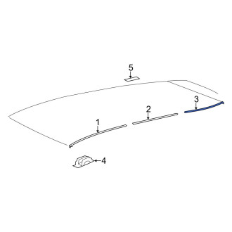 Toyota Highlander Roof Seals & Moldings | CARiD