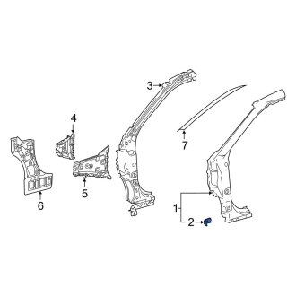 Toyota Highlander OEM Chassis Frames & Body Parts - Tubs, Doors | CARiD