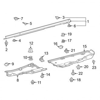 2021 Toyota Highlander Replacement Rocker Panels | CARiD