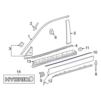 Toyota Door Seals & Weatherstripping | CARiD