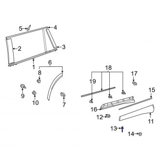 Toyota Highlander OEM Doors & Parts | Shells, Panels, Armrests — CARiD.com