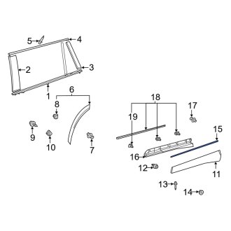 Toyota Door Seals & Weatherstripping | CARiD