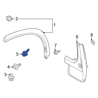 Toyota Mirai Rocker Panel Hardware - Clips, Brackets | CARiD