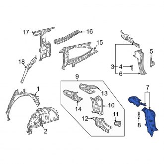 Toyota Highlander OEM Quarter Panels & Parts - Rear & Front | CARiD