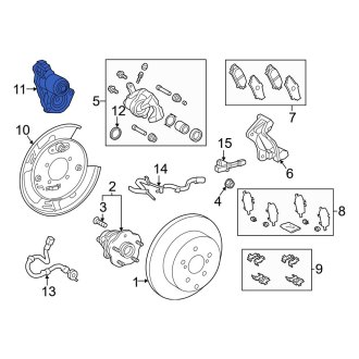 Toyota bZ4X Parking Brake Components | Cables, Adjusters — CARiD.com