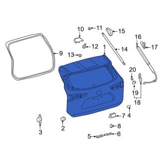 Toyota Highlander Replacement Trunk Lids | CARiD