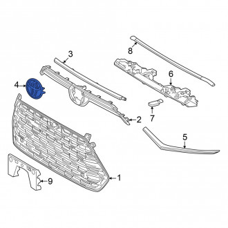 Toyota Grand Highlander Replacement Grille Assemblies — CARiD.com