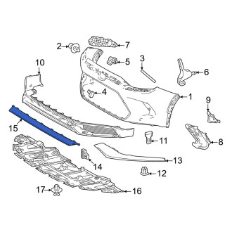 Toyota Grand Highlander Replacement Bumper Moldings & Trim | CARiD