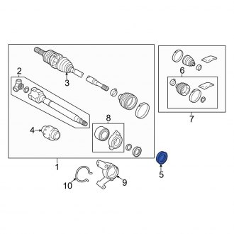 Toyota Corolla Cross Axle Shafts & Parts | Front, Rear — CARiD.com