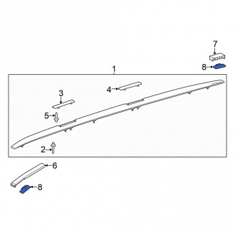 Toyota Grand Highlander Roof Hardware | Clips, Screws — CARiD.com