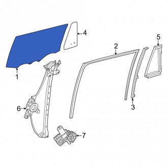 Toyota Grand Highlander OEM Glass | Windshields, Door Glass — CARiD.com