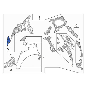 Toyota Grand Highlander OEM Quarter Panels & Parts | Rear & Front ...
