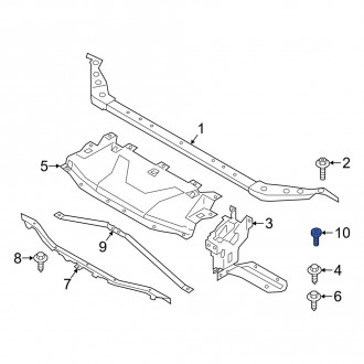 Toyota Supra Header Panel Brackets & Hardware — CARiD.com