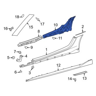 Toyota Supra Replacement Rocker Panel Moldings | CARiD