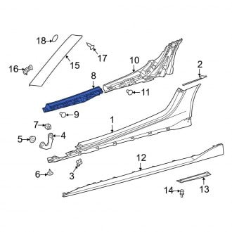 Toyota Rocker Panel Moldings - Aluminum, Black, Chrome | CARiD