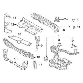 2024 Toyota Tacoma Radiator Supports | CARiD