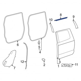 Toyota Tacoma Door Moldings - Side, Edge, Belt | CARiD