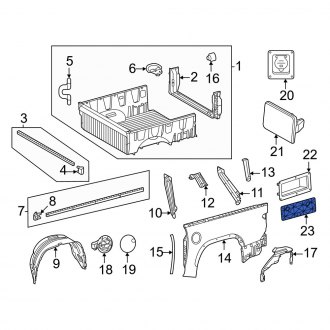 Car & Truck Rear Body Panels, Bed Sections, Tailgate Panels | CARiD