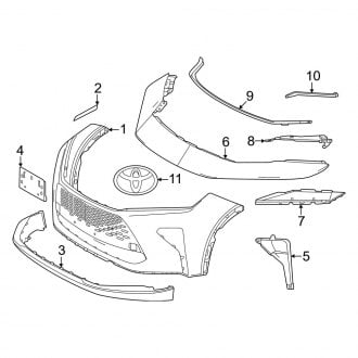 2025 Toyota Crown Signia OEM Bumpers - Front & Rear | CARiD
