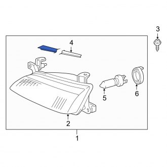 Toyota Camry OEM Headlights - Factory Headlights | CARiD