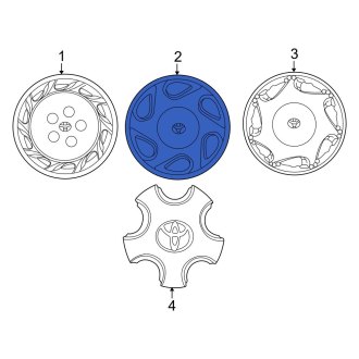 Toyota Camry OEM Wheel Covers | Hub Caps, Wheel Skins — CARiD.com