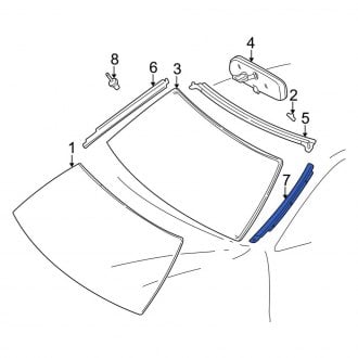 Toyota Camry Window Trim | Moldings, Pillar Posts — CARiD.com