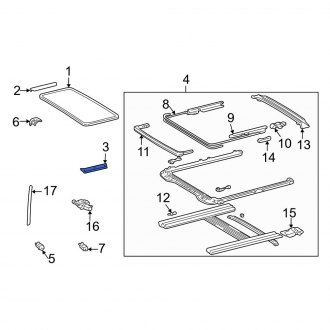 Toyota Camry Roof Seals & Moldings — CARiD.com
