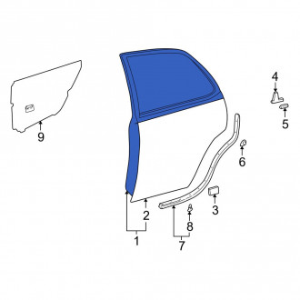 Toyota Camry Replacement Door Shells & Skins — CARiD.com